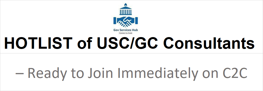 🟢 HOTLIST :: USC/GC Bench Consultants available on C2C for immediate ...
